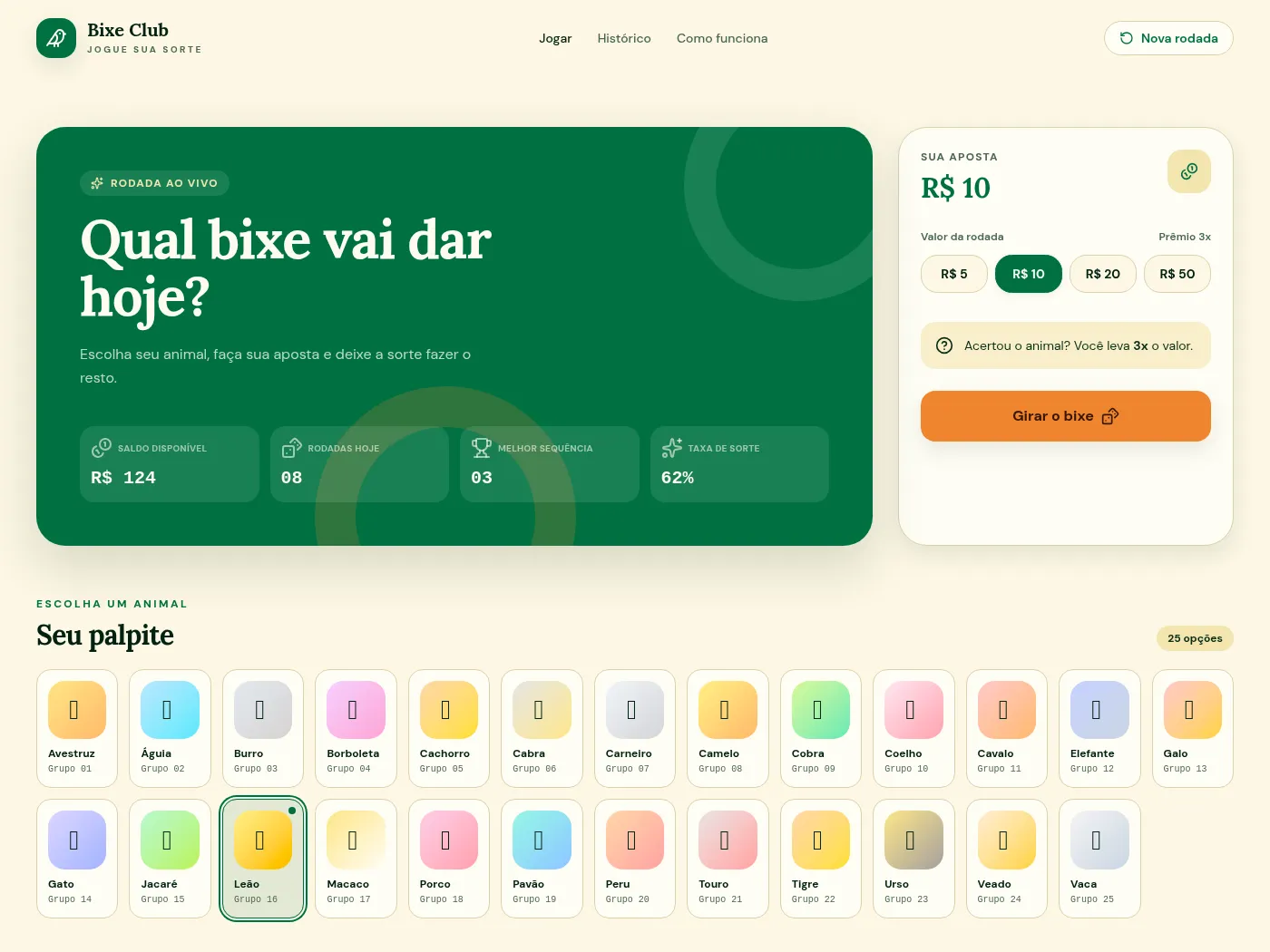 Jogo de Bixe Online