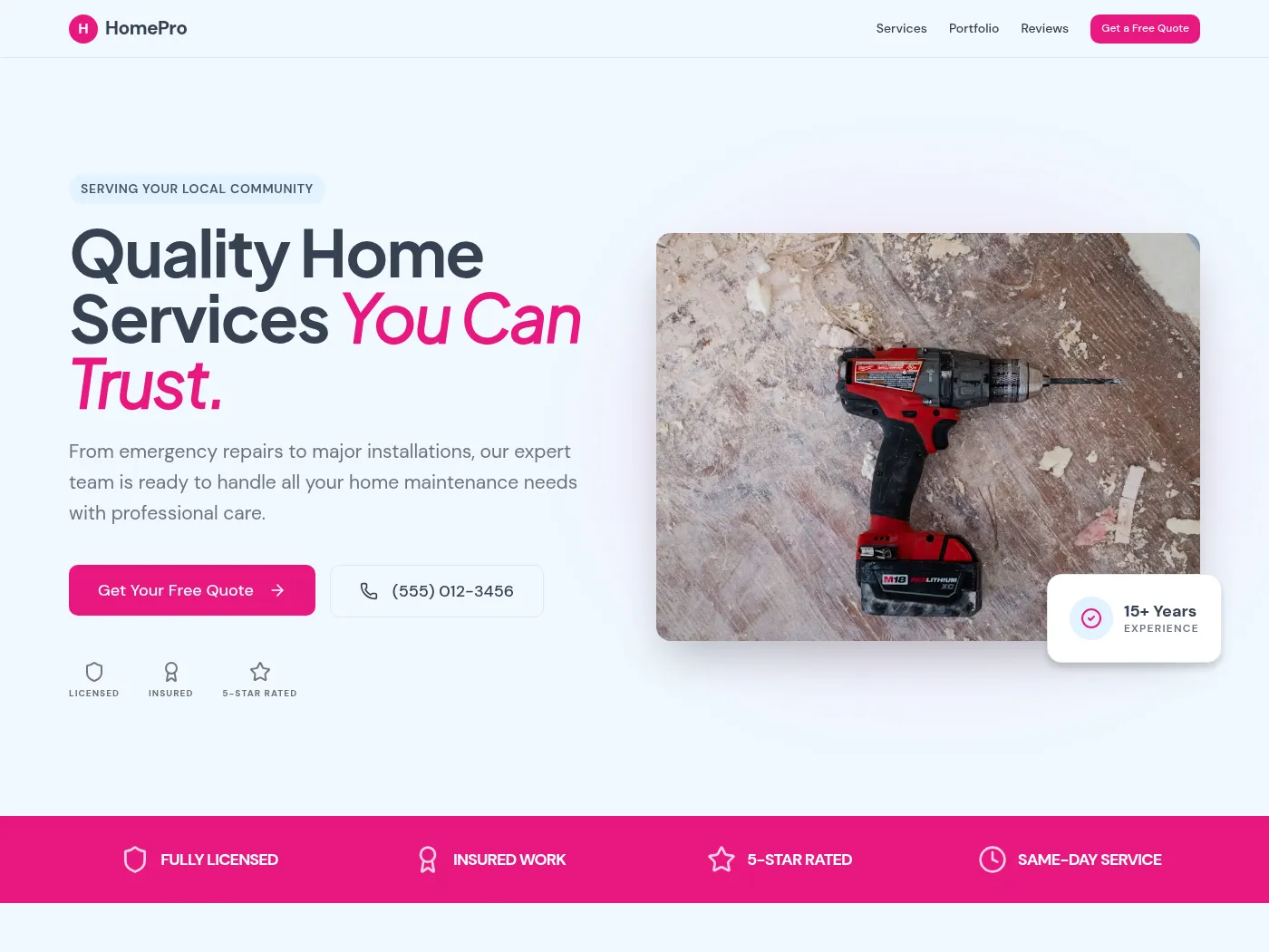 HomePro Service Site