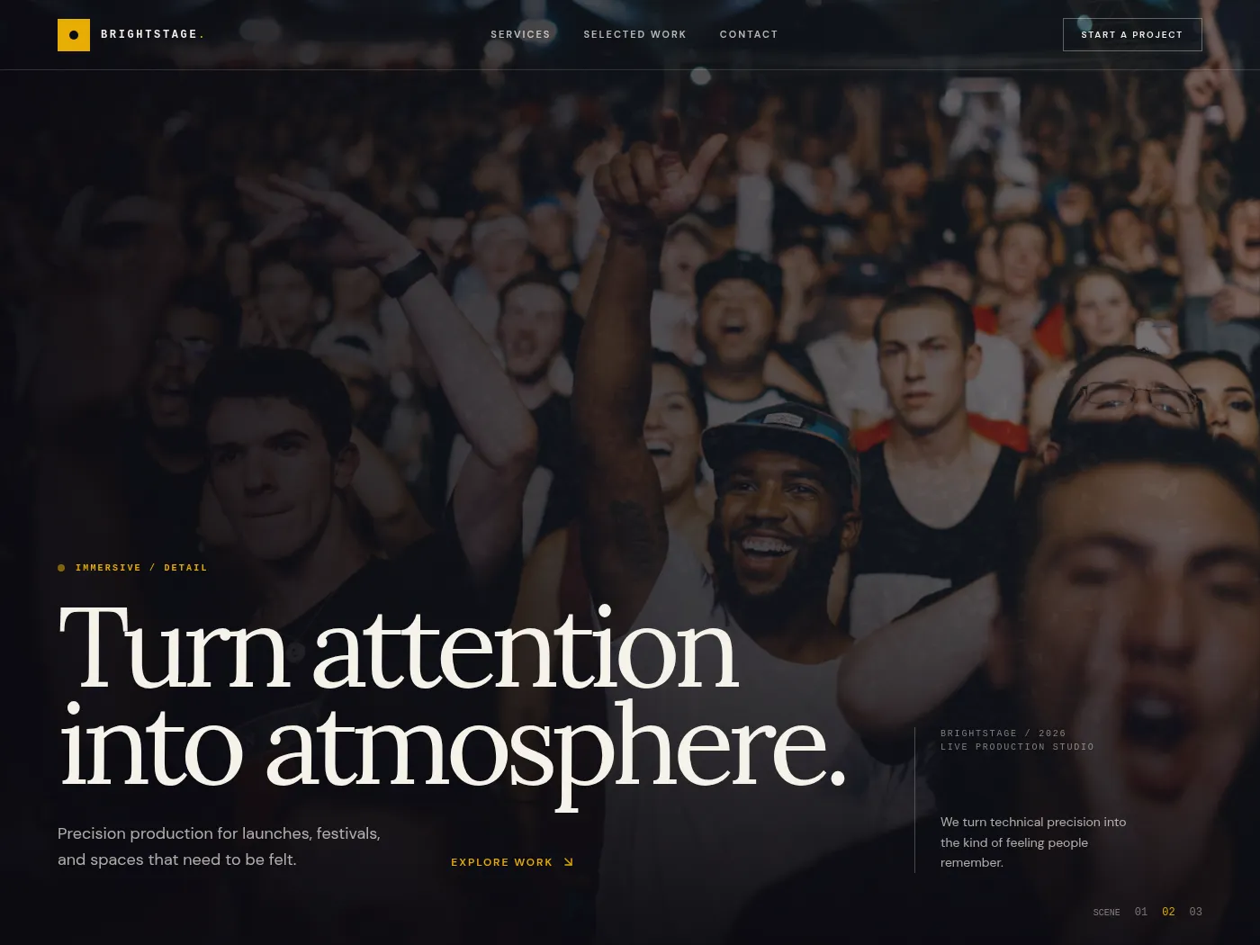 BrightStage Productions Site