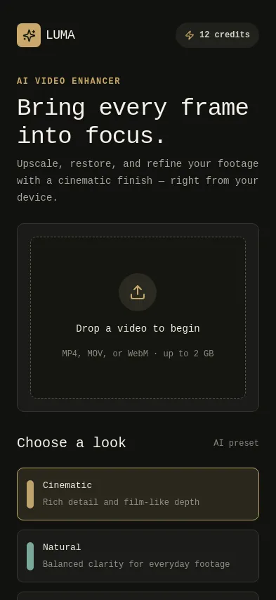 4K Video Enhancer