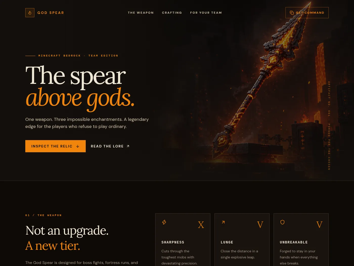 God Spear Mod