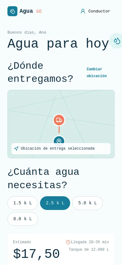 Agua GO Delivery App