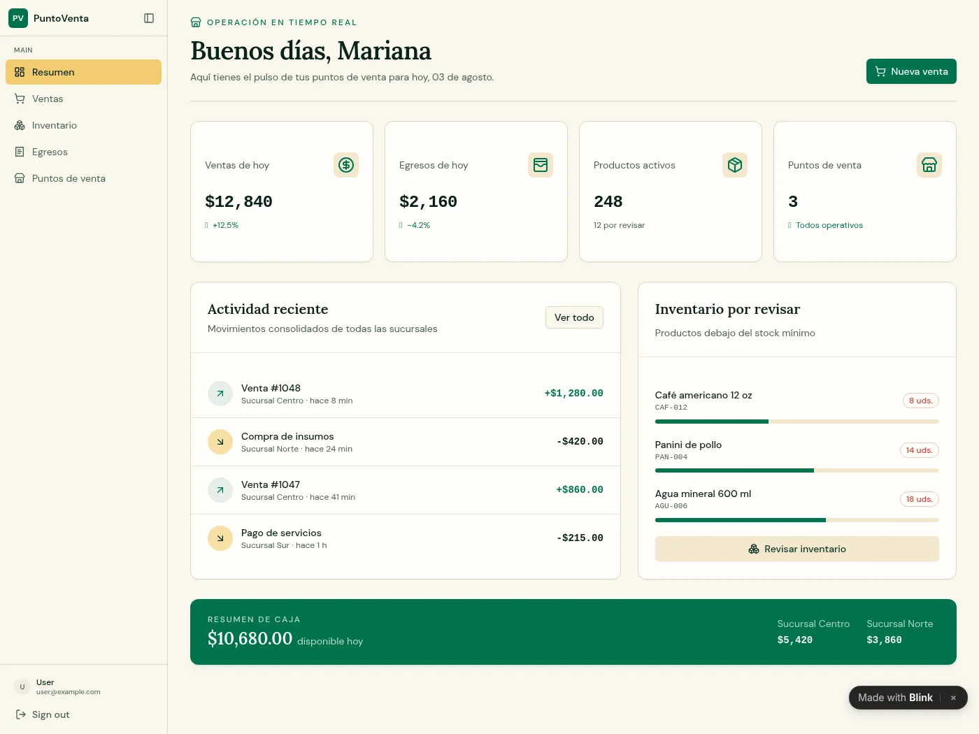 PuntoVenta Manager