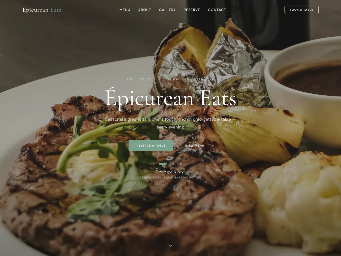 Epicurean Eats Site