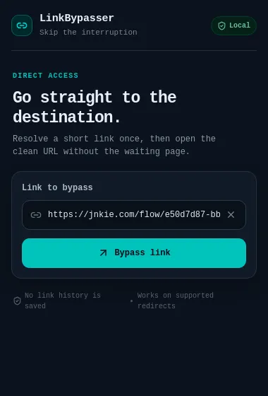 LinkBypasser Extension