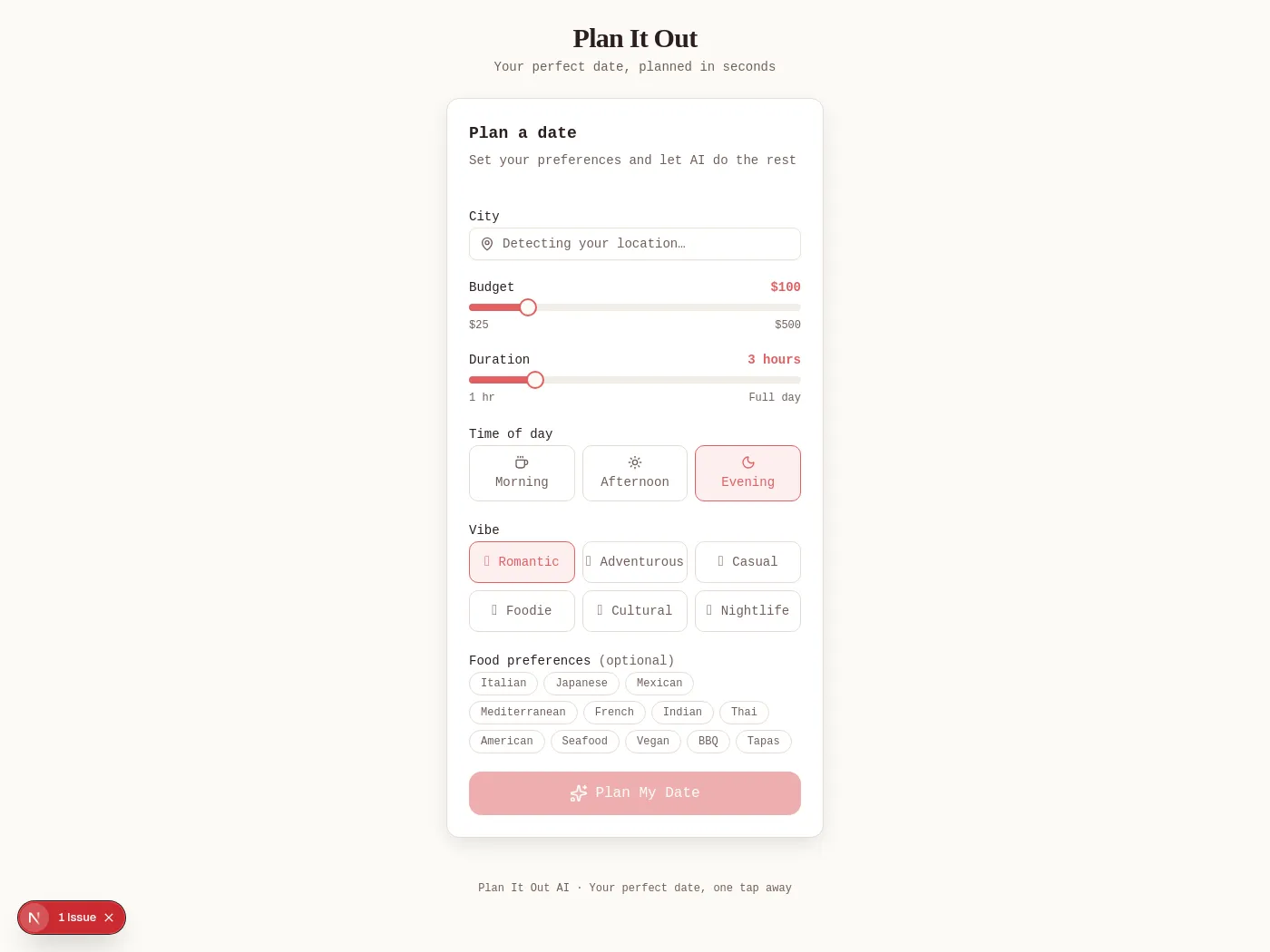 Plan It Out AI