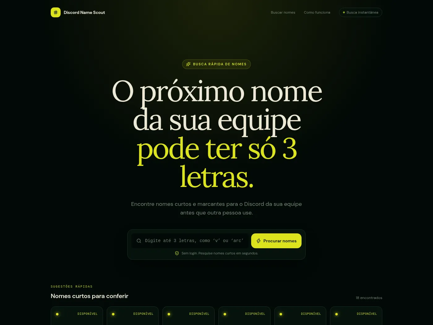 Discord Name Scout