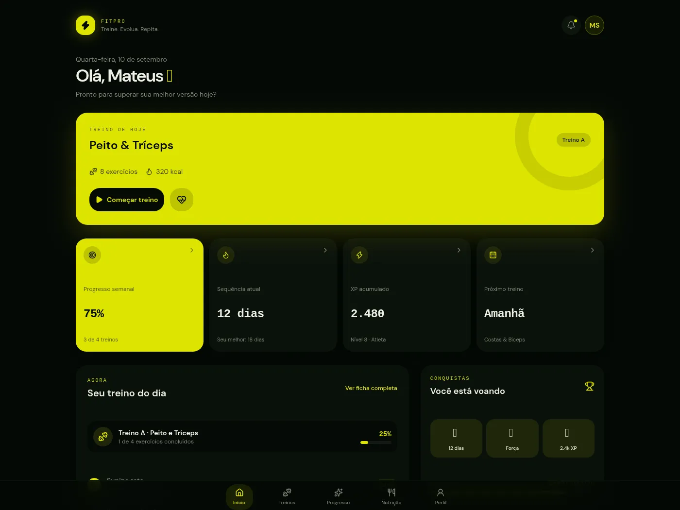 FitPro Gym App
