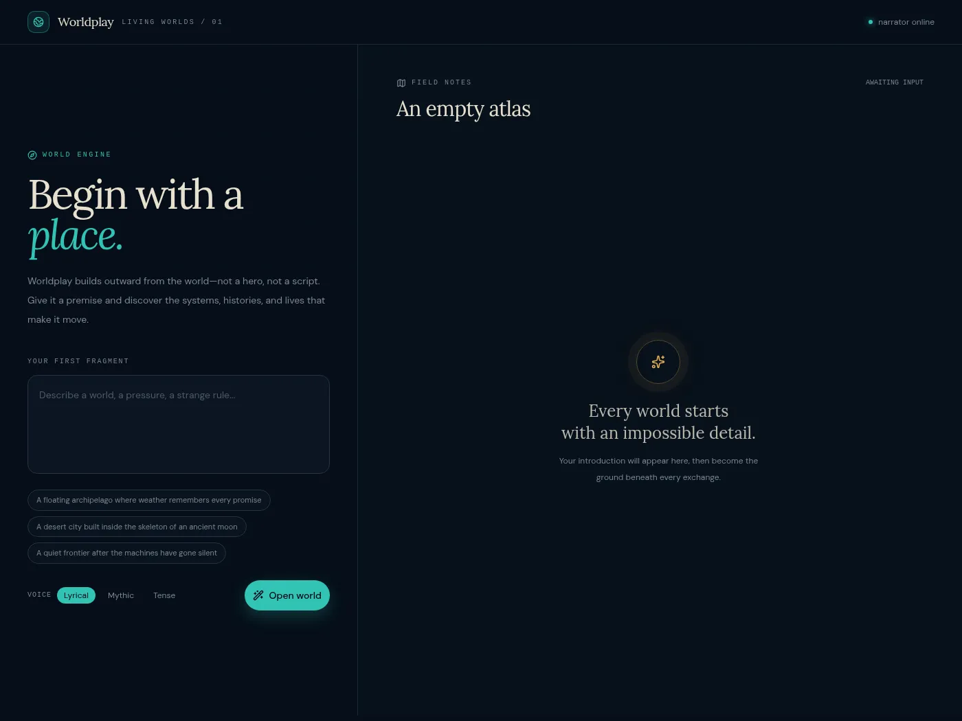 Worldplay AI Chatbot
