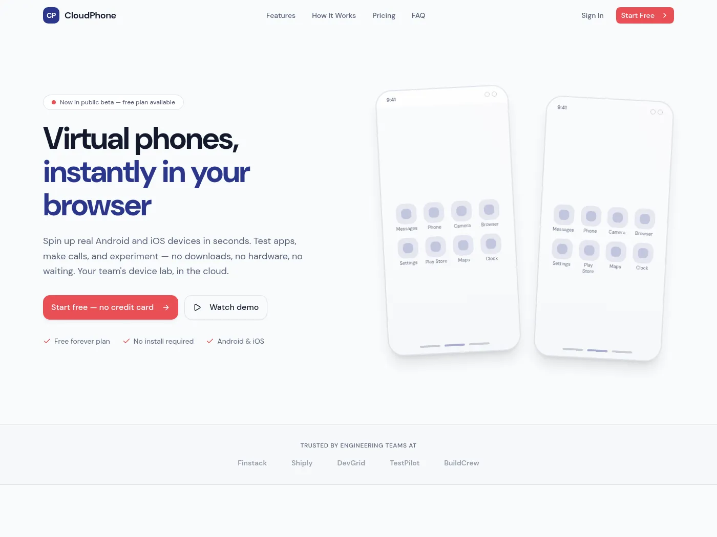 CloudPhone Access