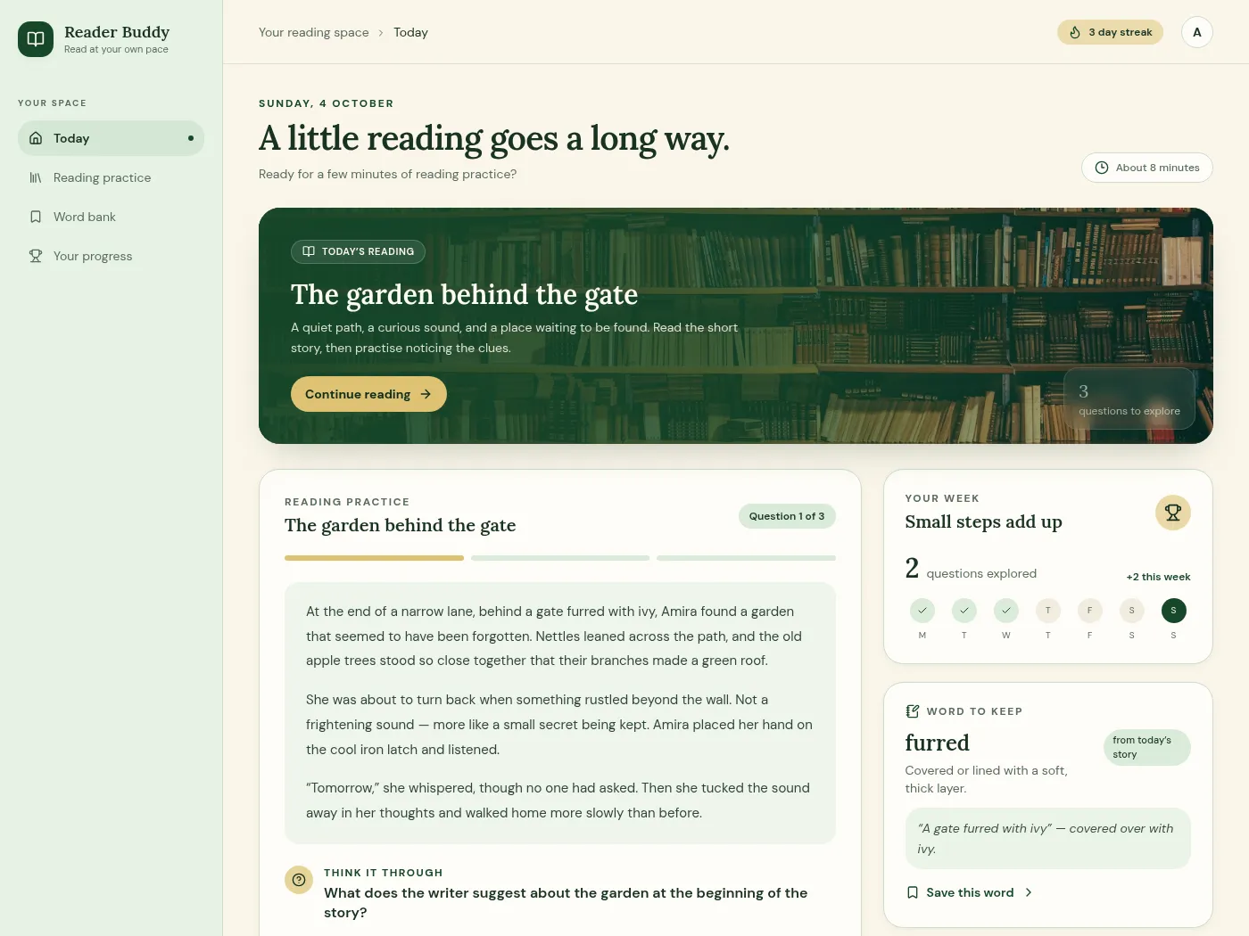 Sparx Reader Buddy