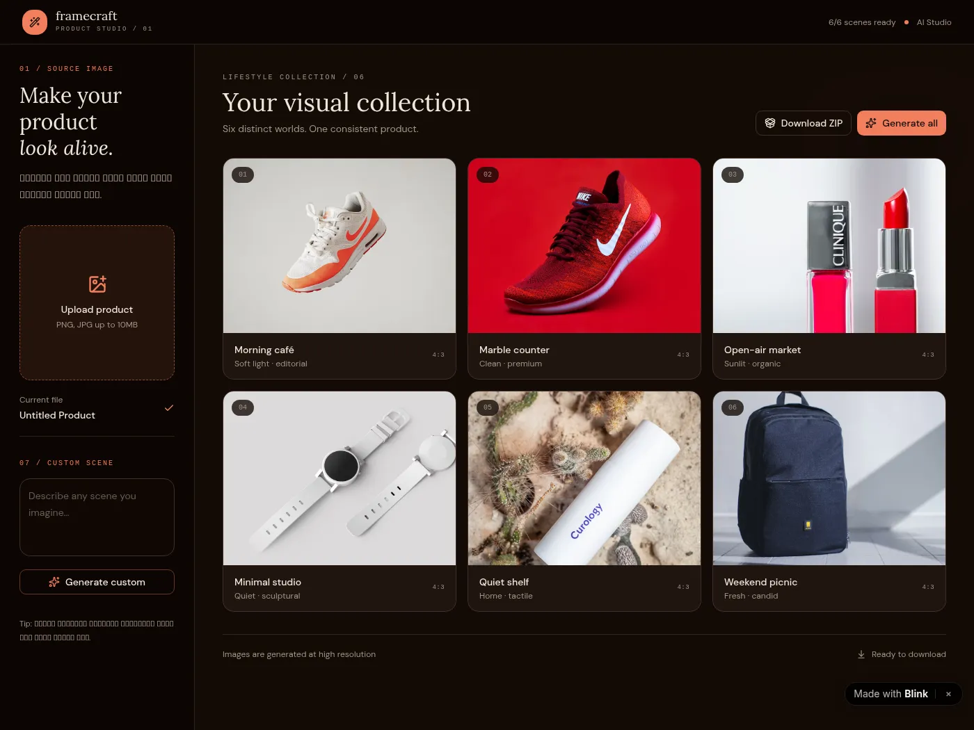 AI Product Photo Studio