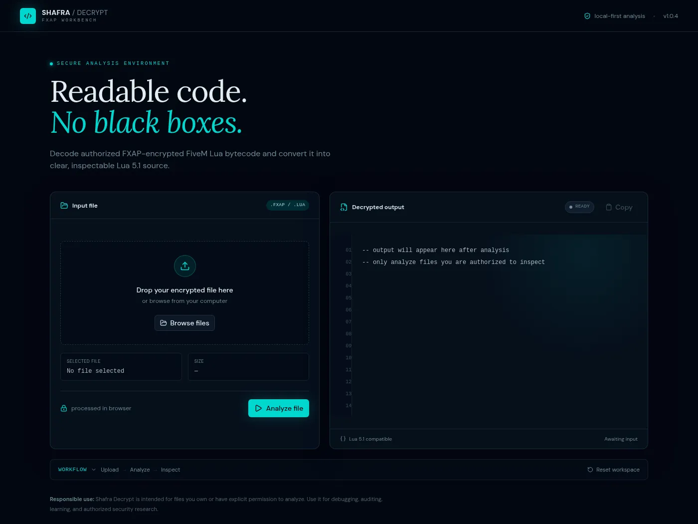 FXAP Decrypt Toolkit
