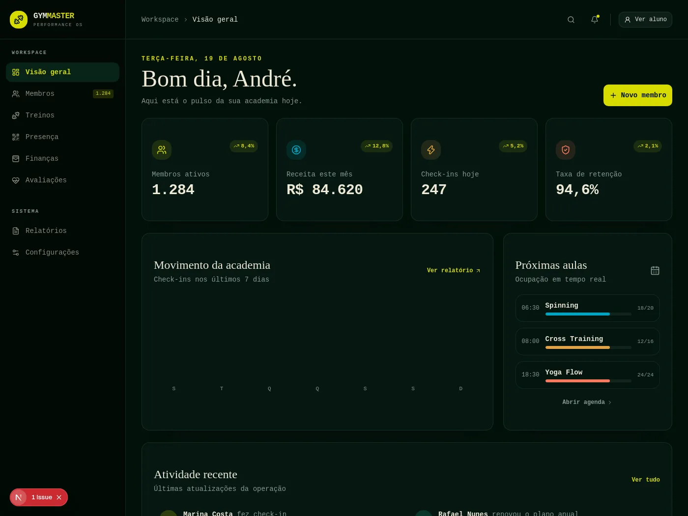 GymMaster SaaS Platform
