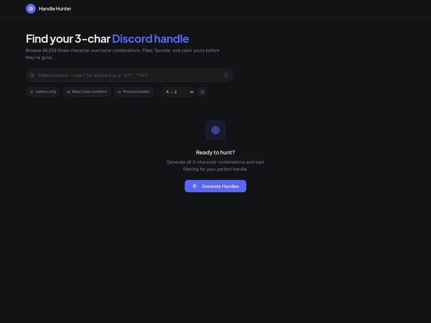 Discord Handle Hunter