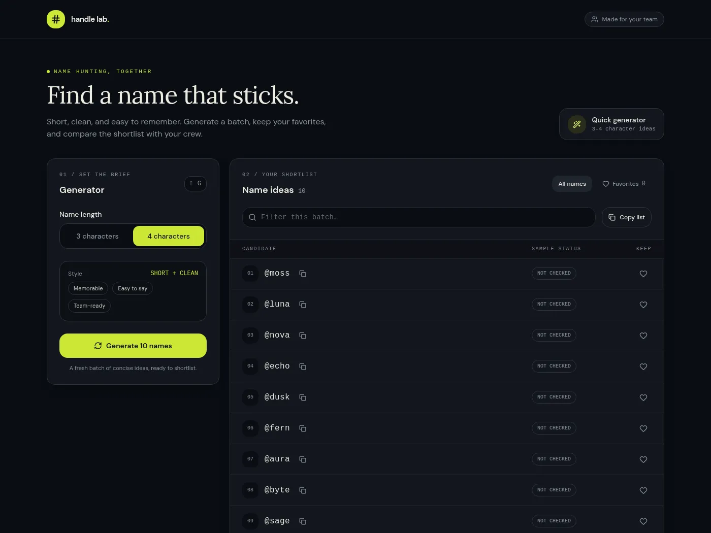 Discord Name Hunter