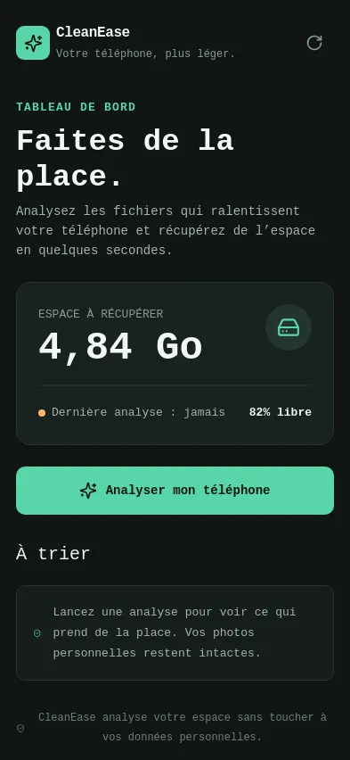 CleanEase Mobile Cleaner