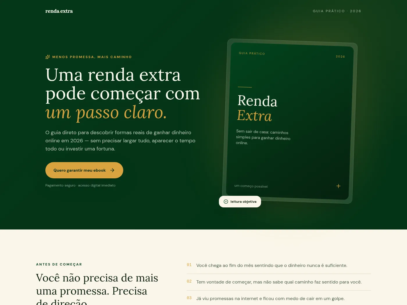 Ebook Renda Extra Landing