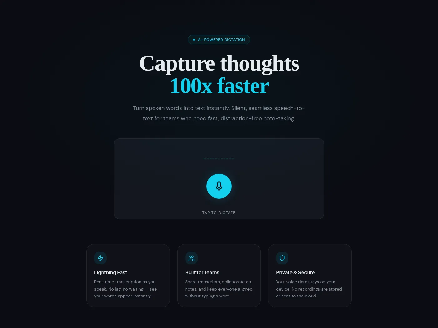 Impersio AI Dictation