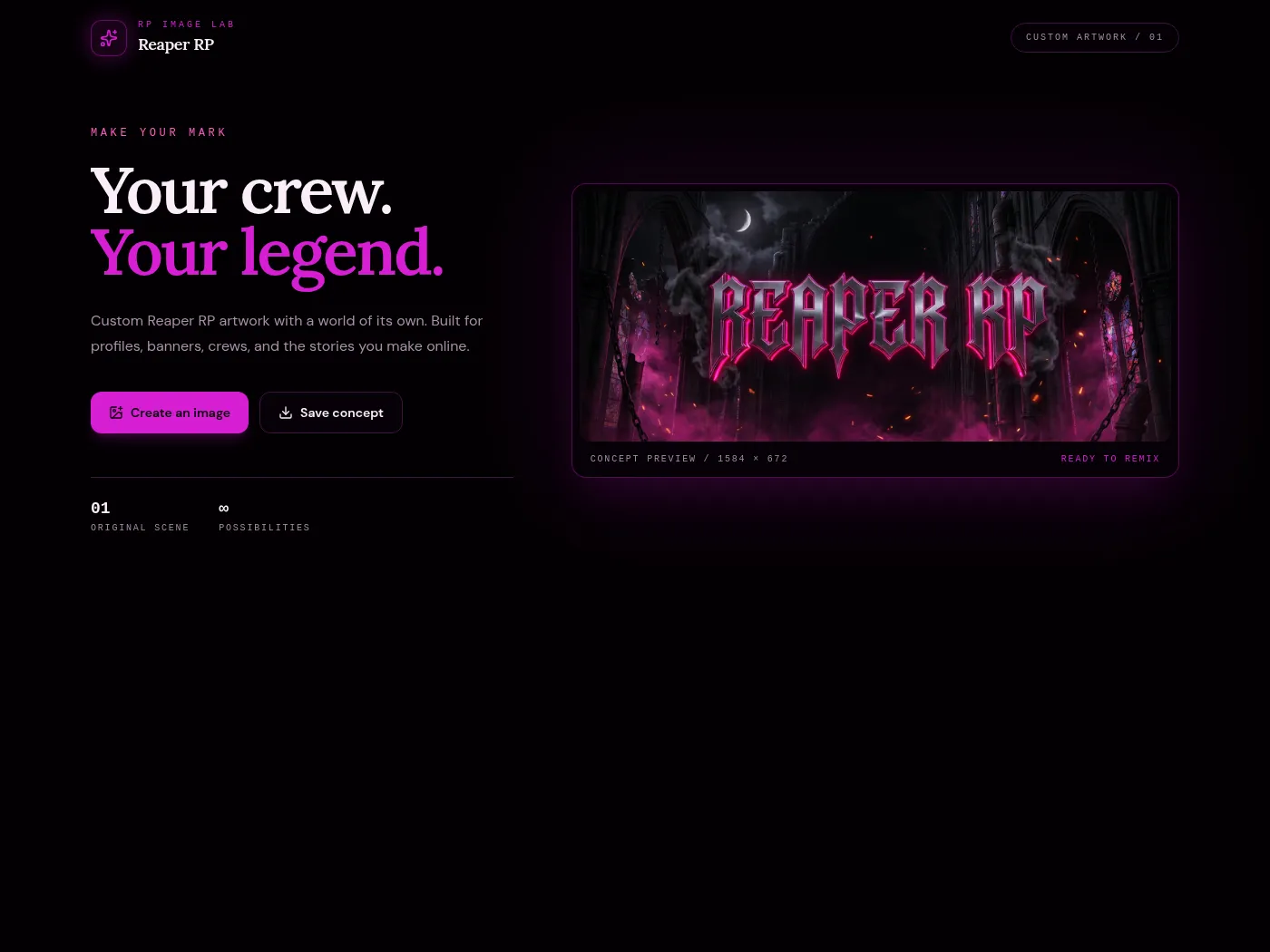 Reaper RP Image Creator