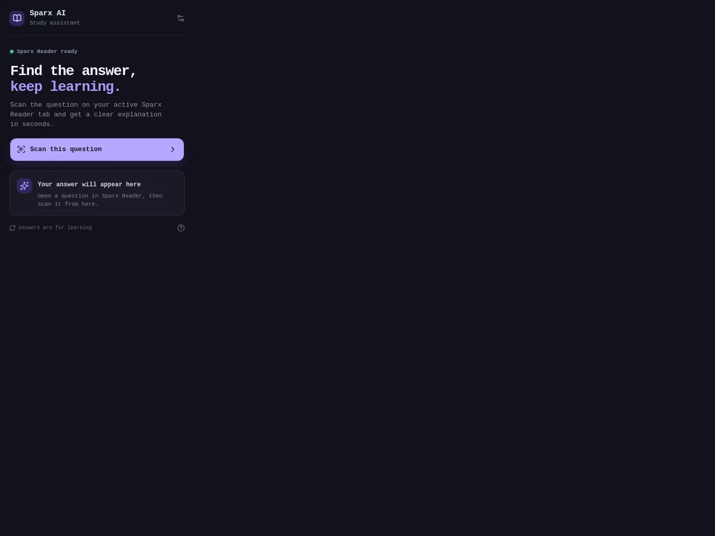 Sparx AI Study Assistant
