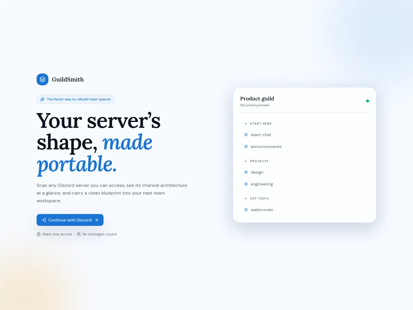 Discord Server Cloner