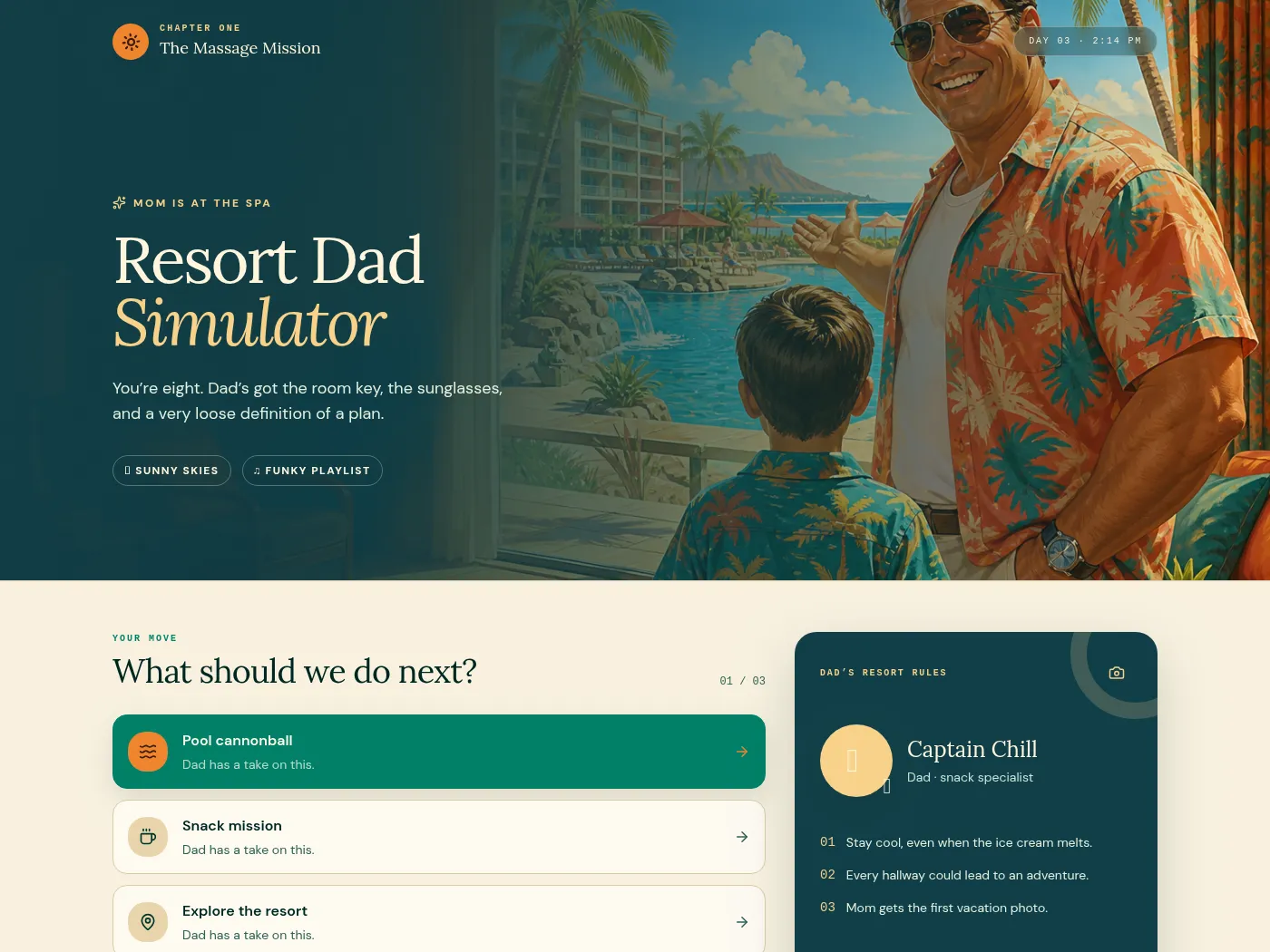 Resort Dad Simulator