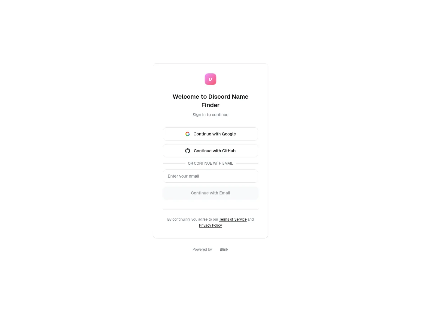 Discord Name Finder