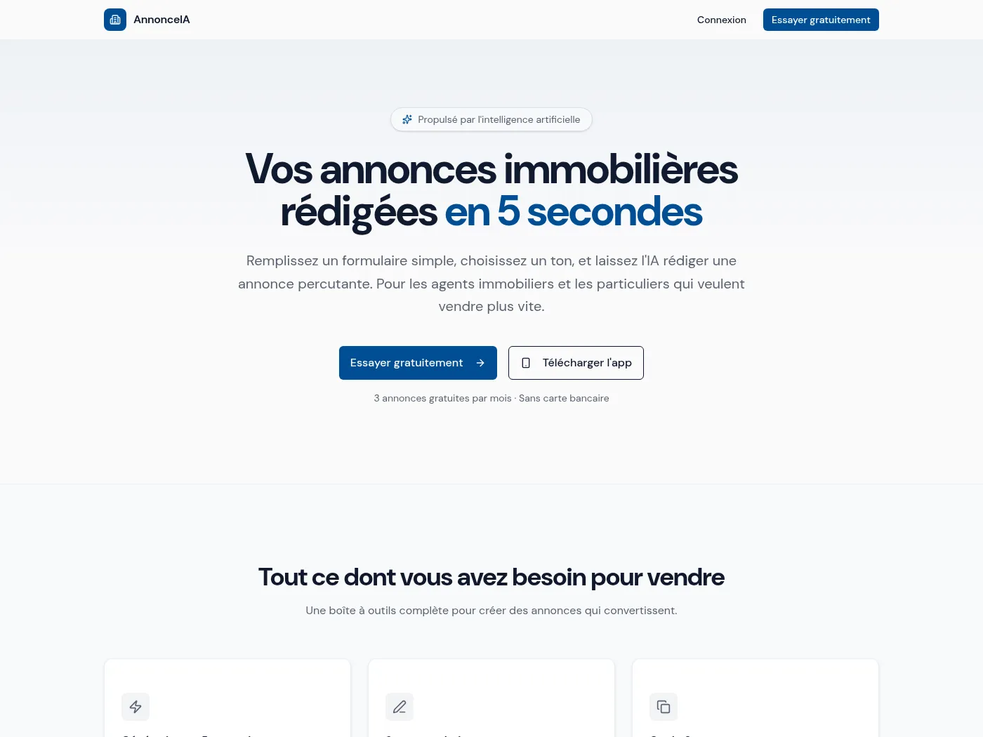 AnnonceIA Immobilière
