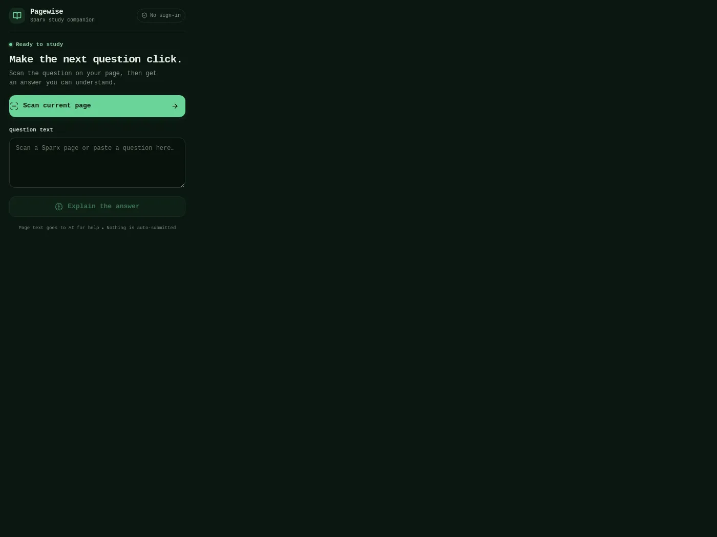 Sparx Scan AI Extension