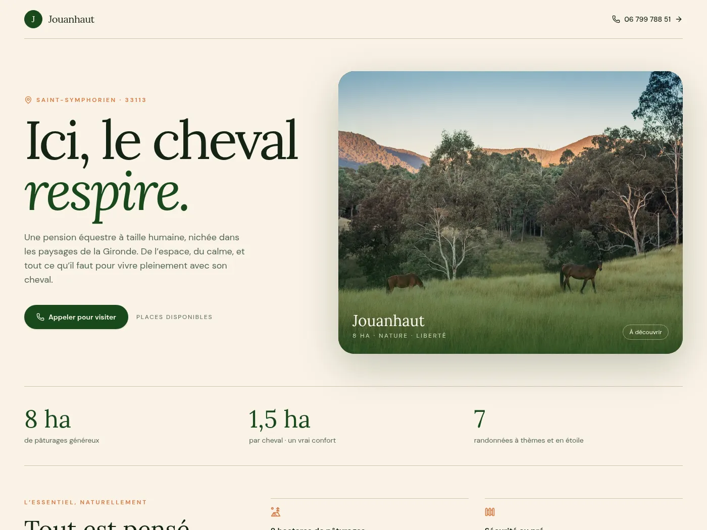 Jouanhaut Equestrian Ad