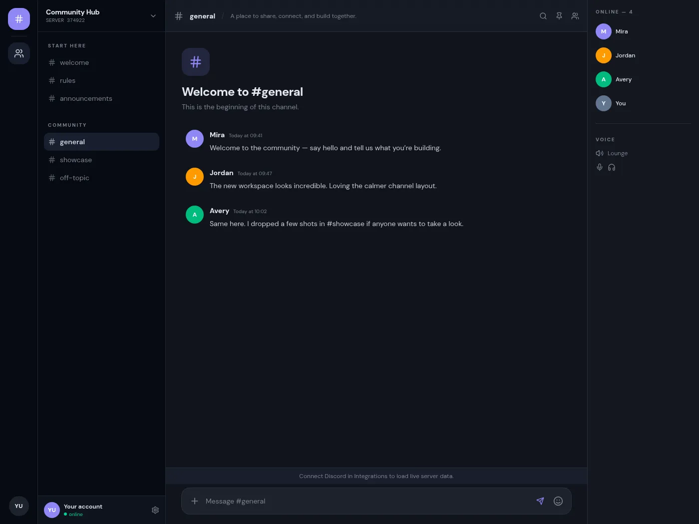 Discord Server Clone