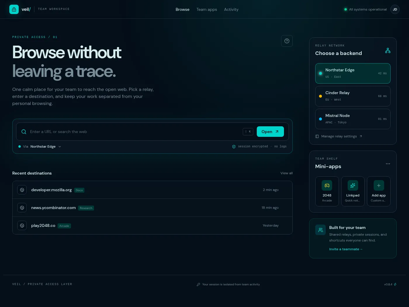 Anonymous Proxy Portal