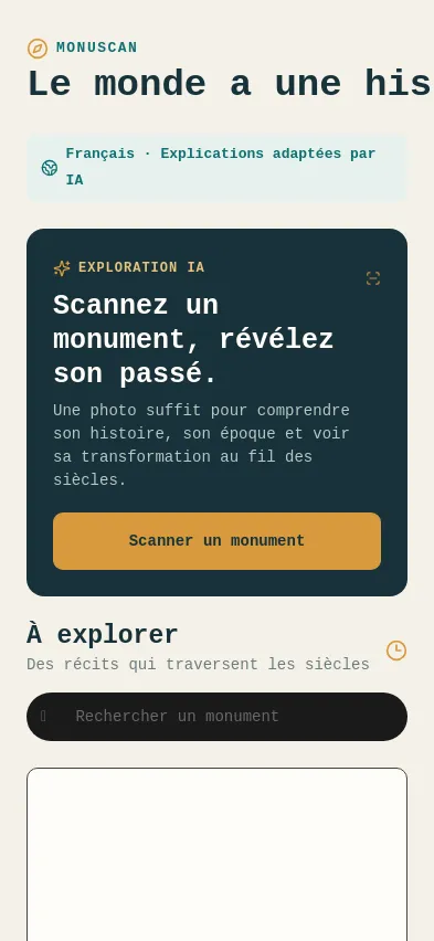 MonuScan Explorer