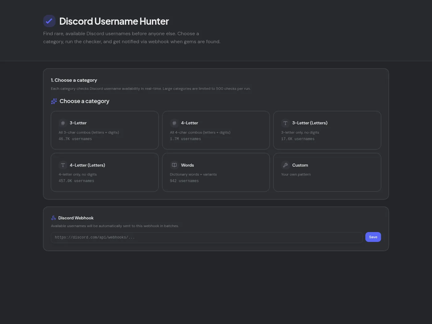 Discord Username Hunter