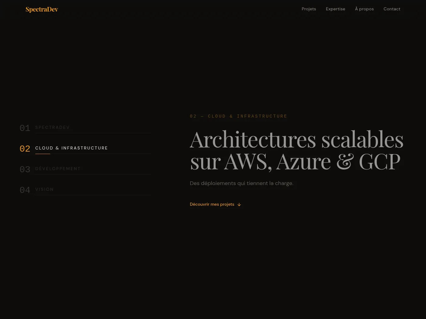 SpectraDev Portfolio