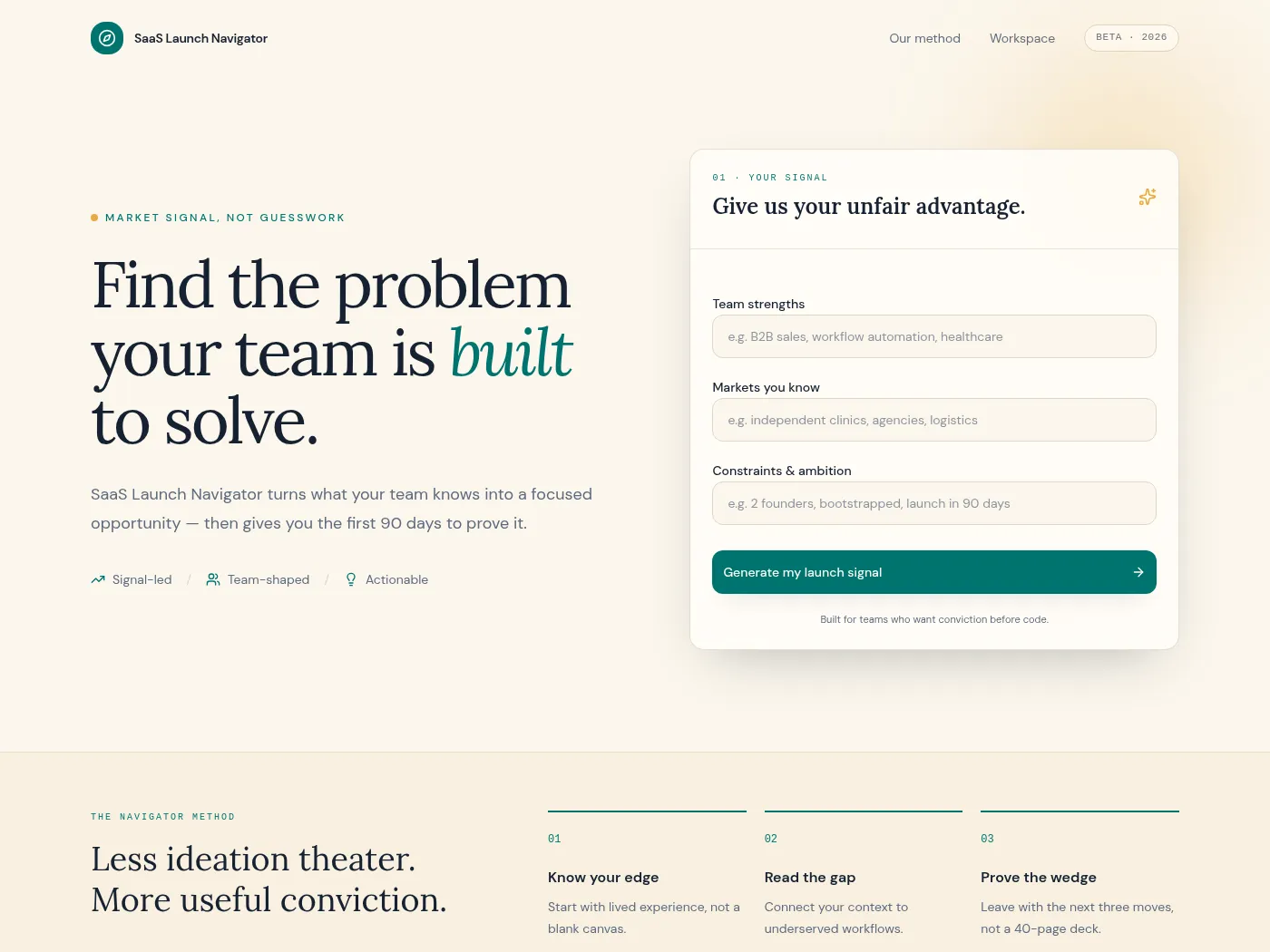 SaaS Launch Navigator