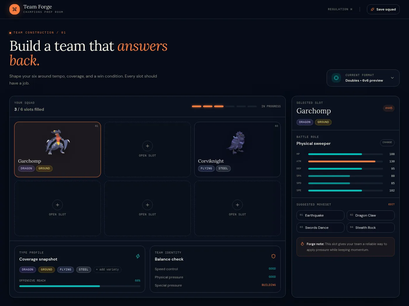 PokéChampion Team Builder