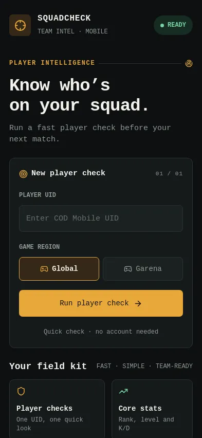 COD Mobile Authenticator