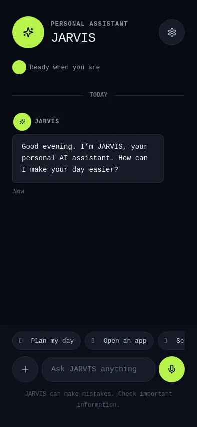 JARVIS AI Voice Assistant