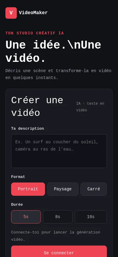 VideoMaker Mobile