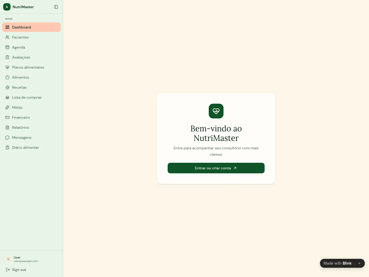 NutriMaster Platform