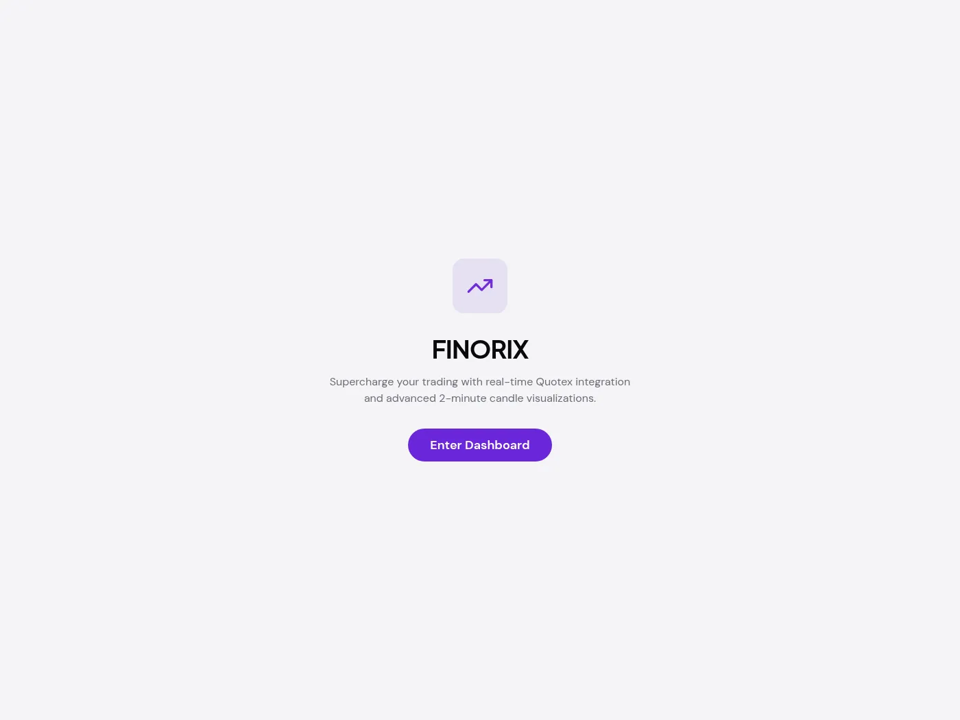 Finorix Trading Dashboard