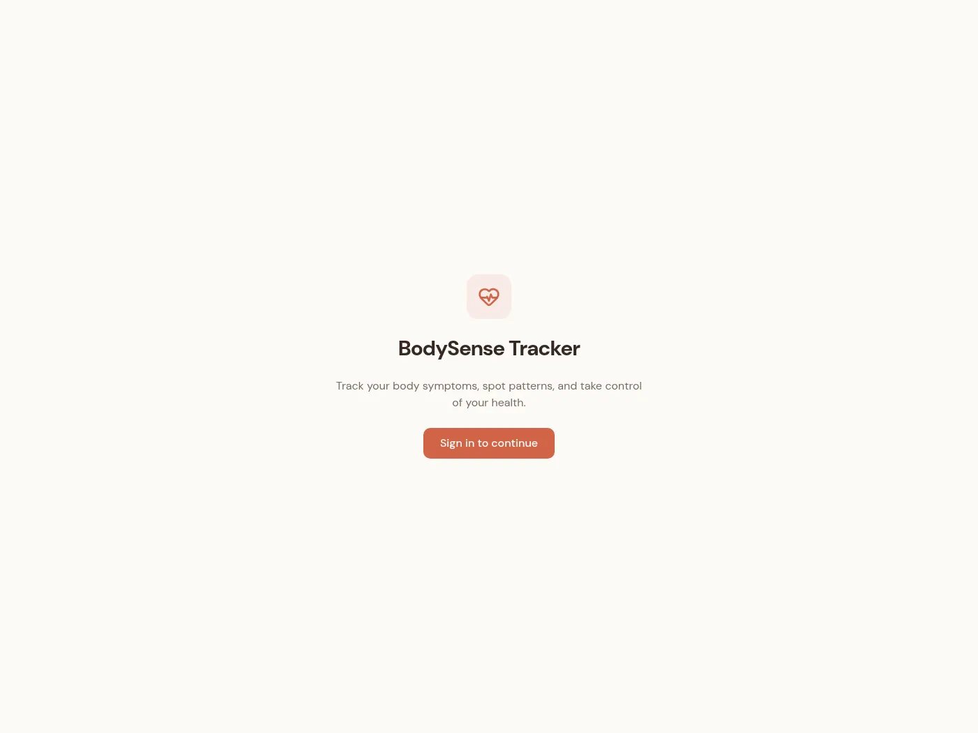 BodySense Tracker