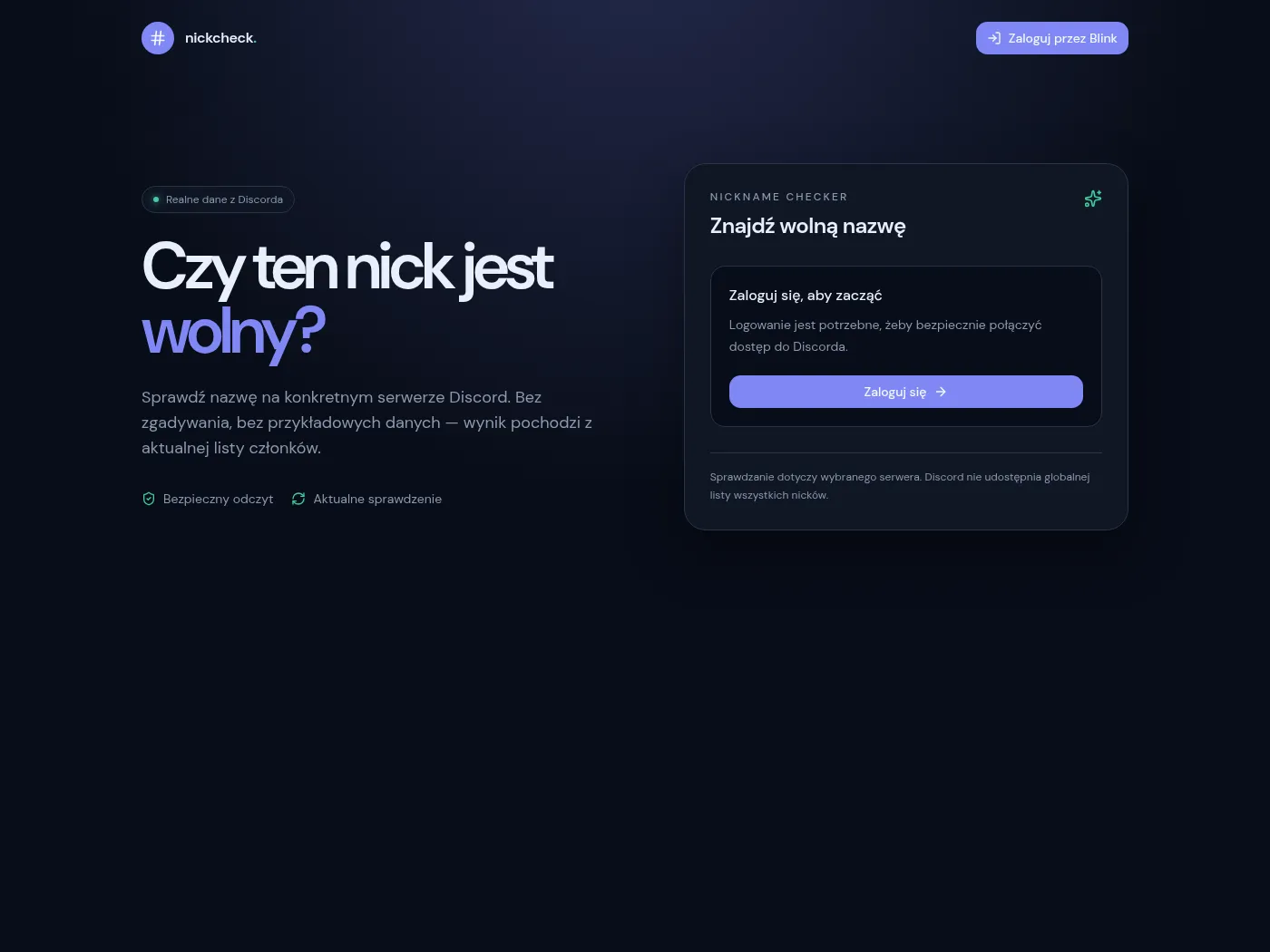 Discord Nick Checker
