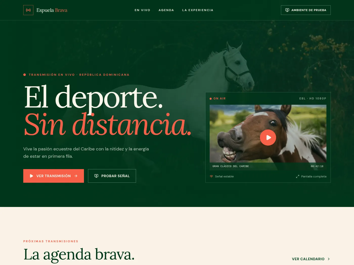 Espuela Brava Live