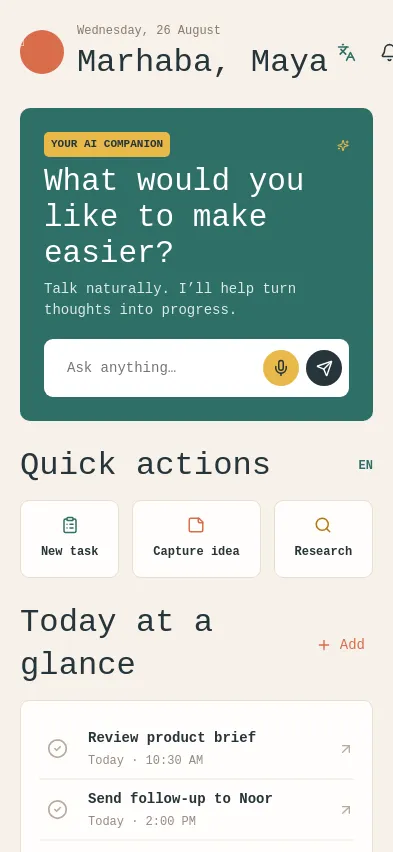 Bilingual AI Assistant