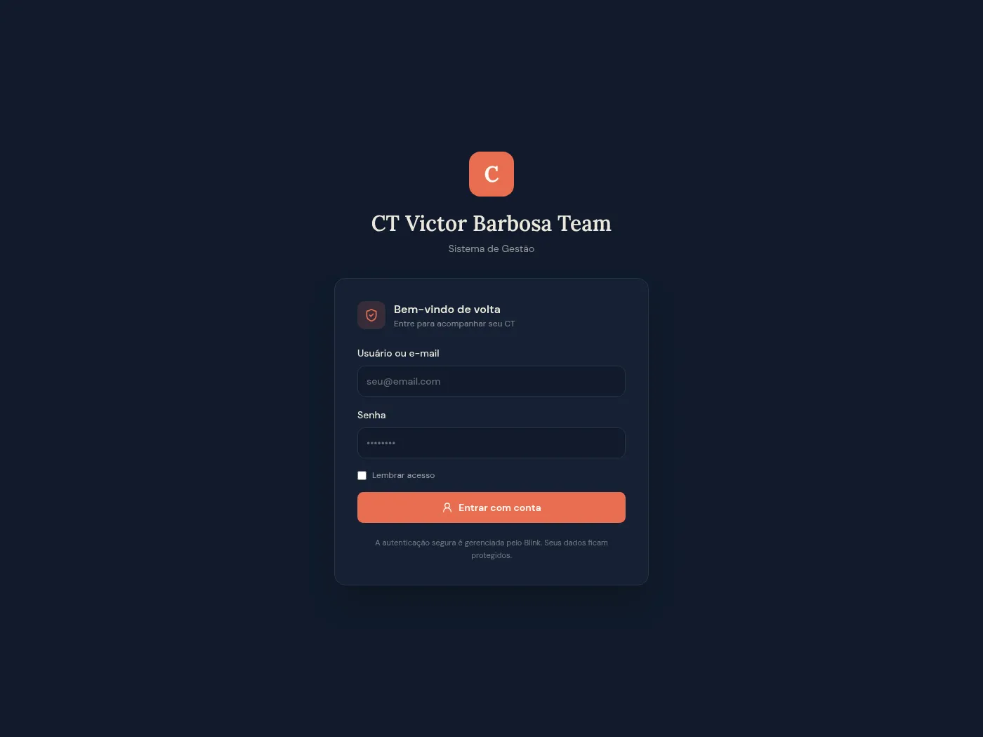 CT Victor Barbosa Manager