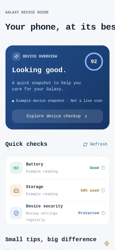 Samsung Utility Hub