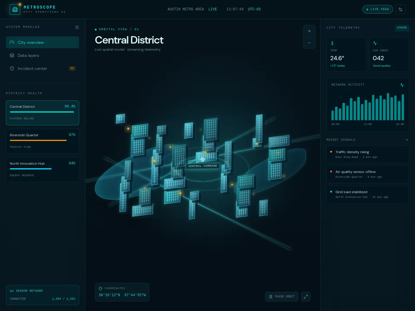 3D Smart City Explorer